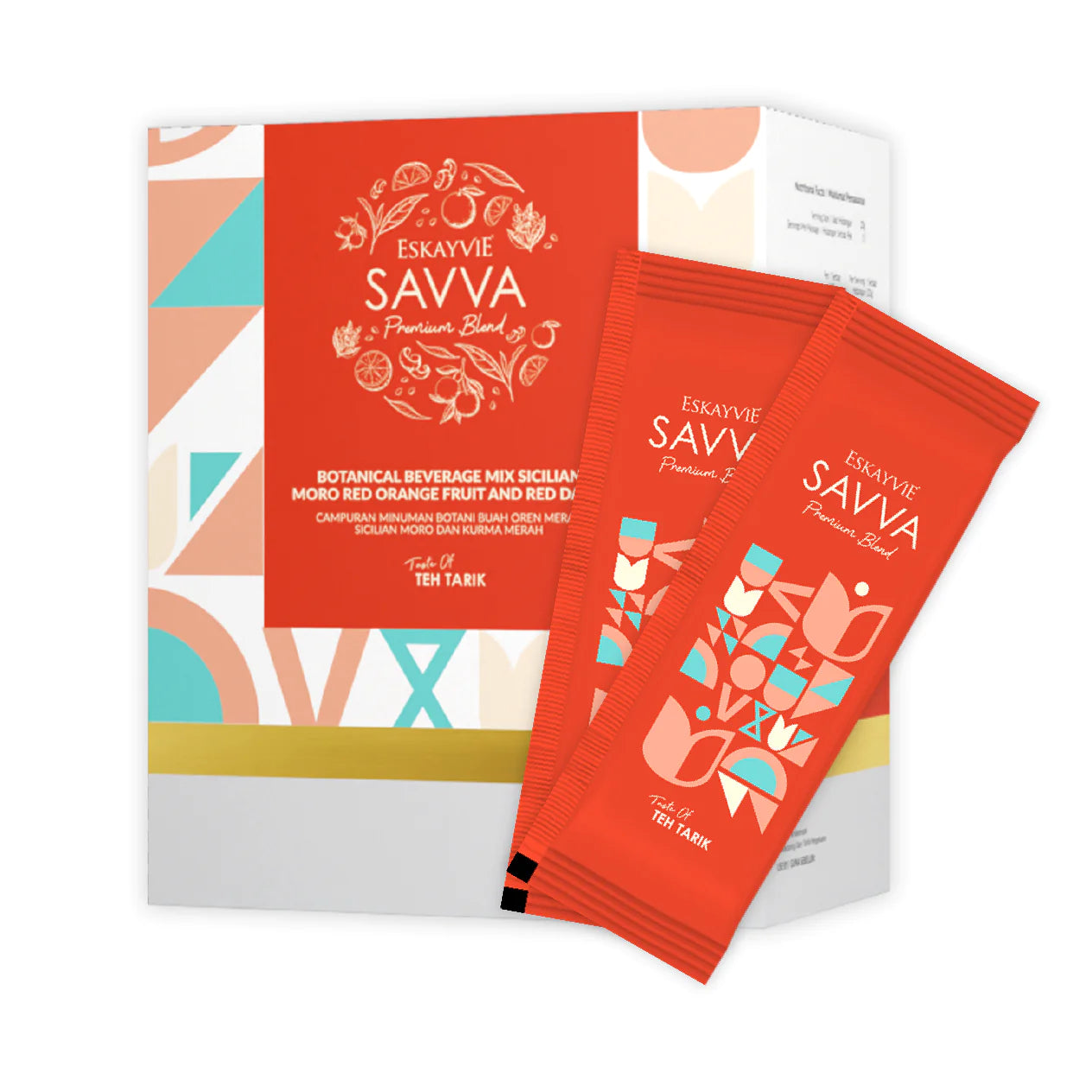 SAVVA Teh Tarik Flavor (1 box = 15 sachet) – Eskayvie Store